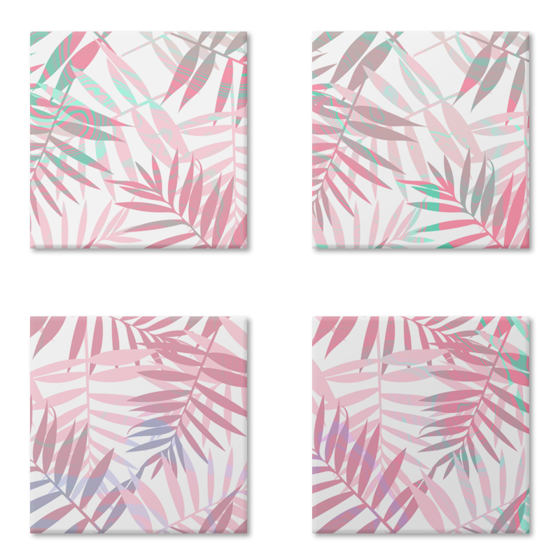 Magneto Pastel Colors Palms Pattern de Emanuela Carratoni - Colab55