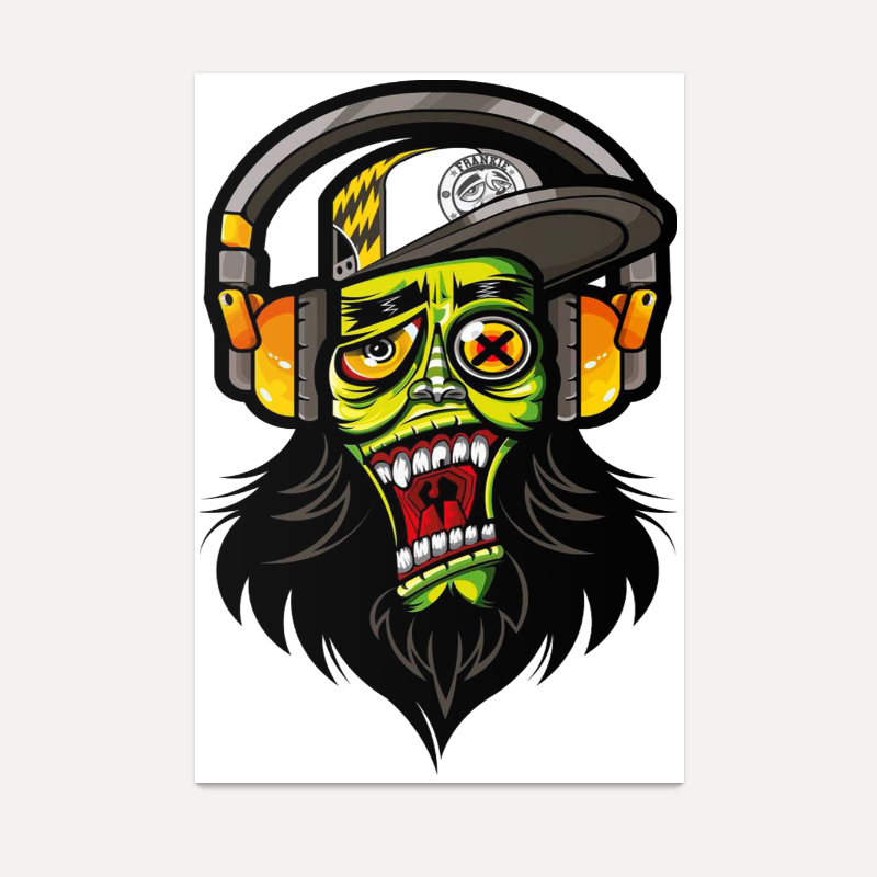 Poster Rock Monster de custom-Ink - Colab55