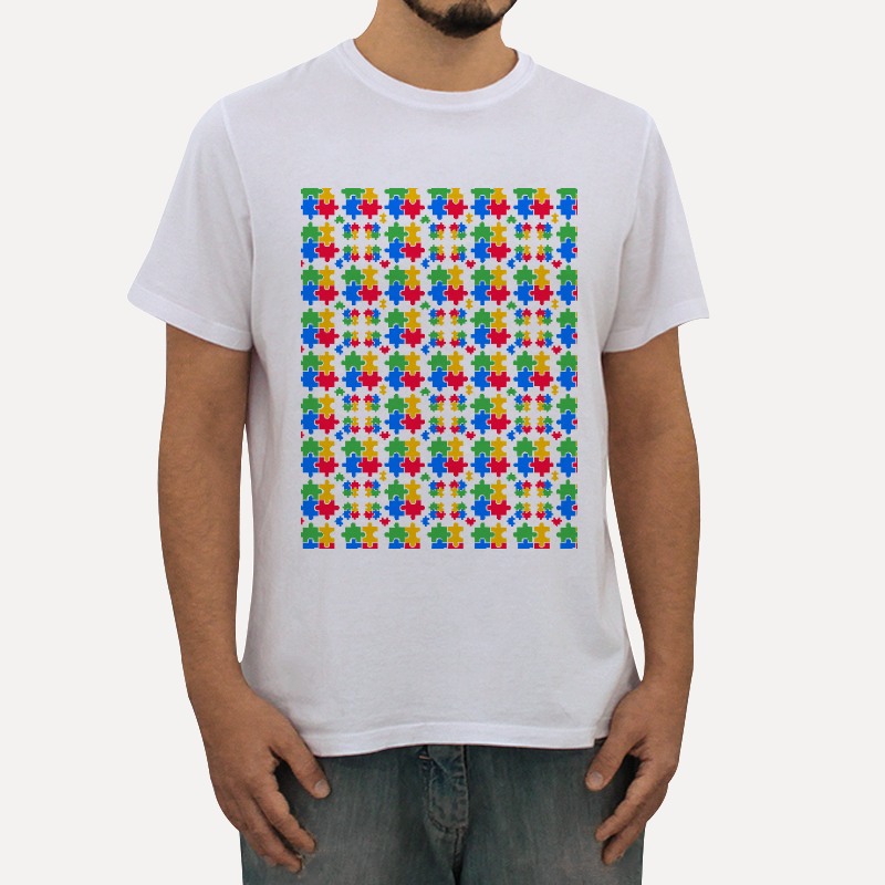 Camiseta TEA Autismo puzzle símbolo de Andreza Silva Souza - Colab55