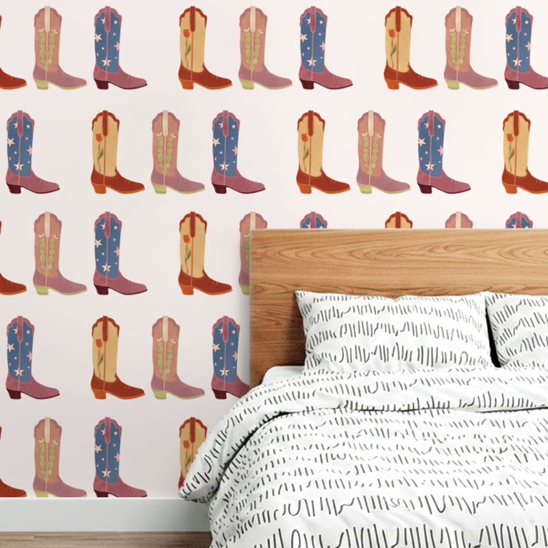 Papel de parede Botas Cowboy de Talita - Colab55