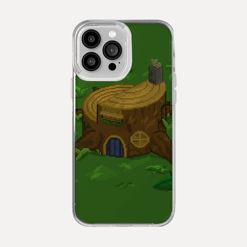 Case Pixel art Stump house de PixelCarvel - Colab55