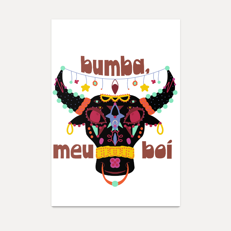Poster Bumba, meu boi de Isla Talline - Colab55