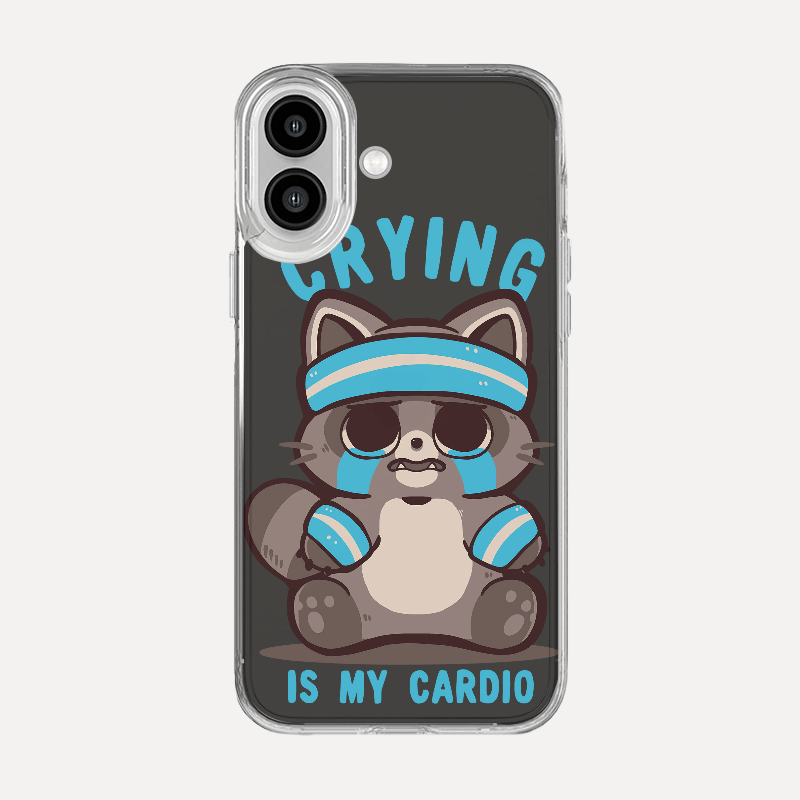 Case Crying is my Cardio Raccoon de Sarah Richford - Colab55