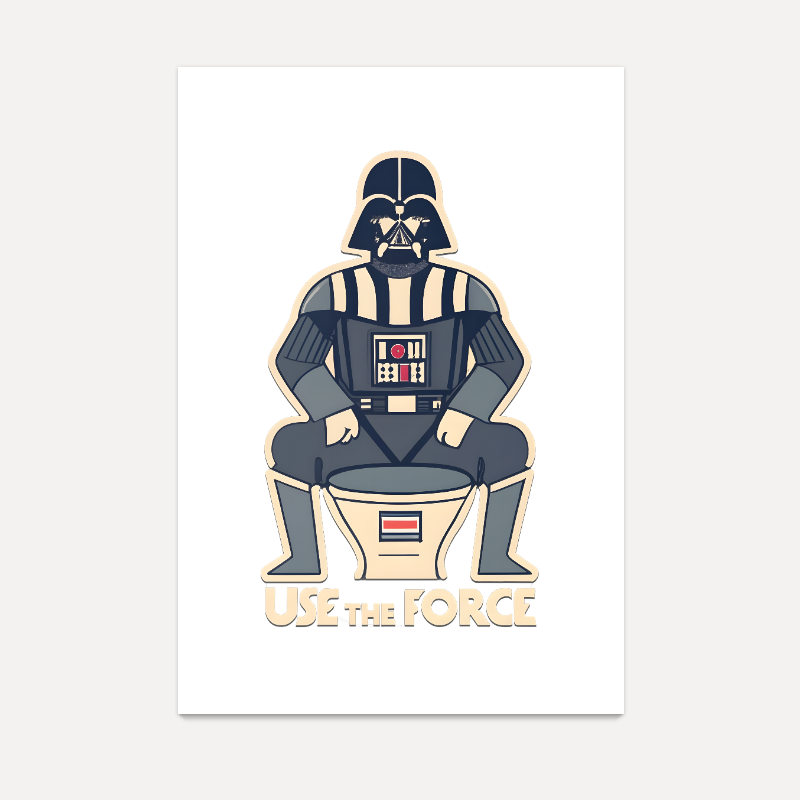 Poster Use the Force de Renan Moura - Colab55