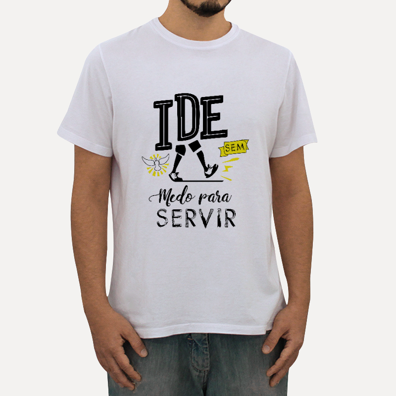 Camiseta Ide sem medo de Mylenna Silva - Colab55