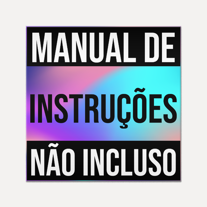 Azulejo Manual de instruções não incluso de Mememe Mimimi - Colab55