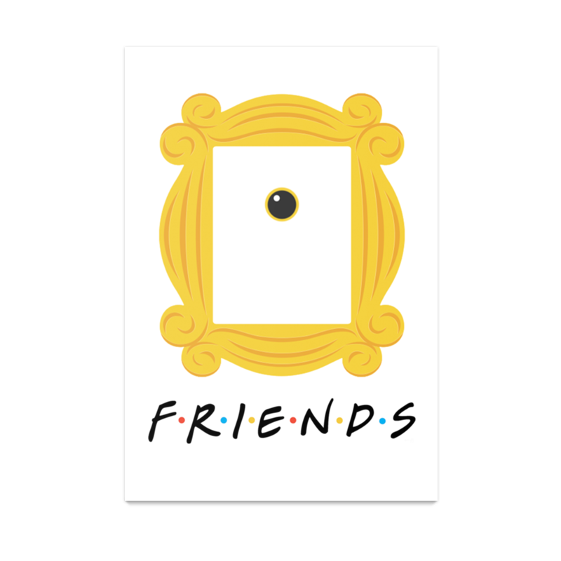 Poster Poster F.R.I.E.N.D.S de Apenas Imagine - Colab55